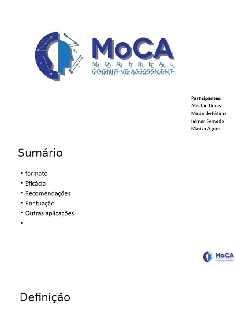 Moca | PDF | Doença de Alzheimer | Medicina Clínica