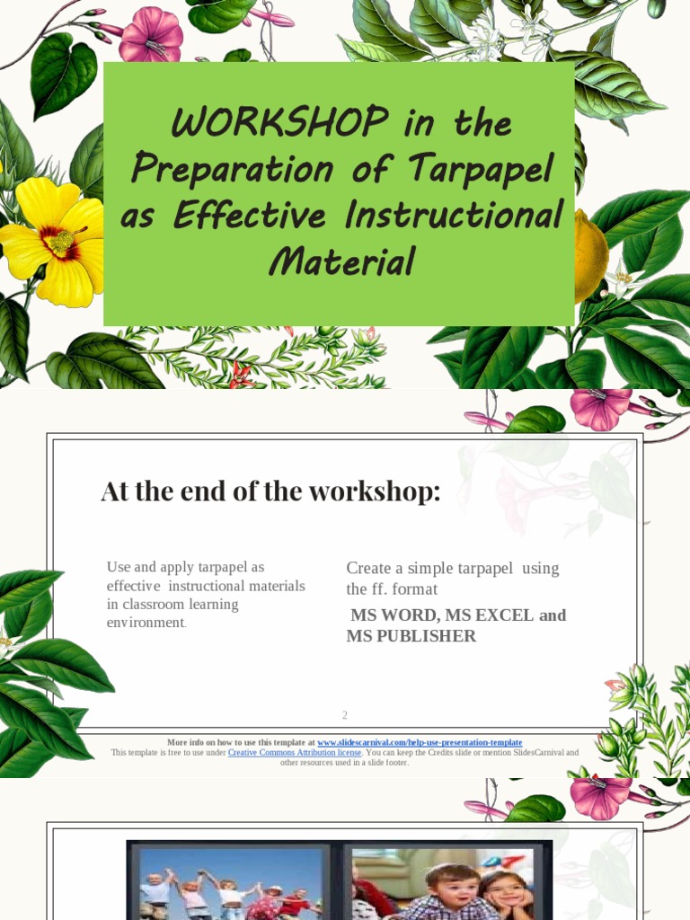 Ppt Tarpapel Inset 2019-2020 | Microsoft Word | Media Technology