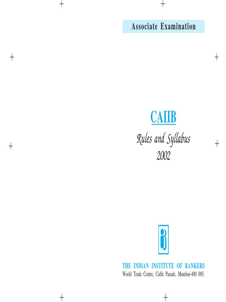 CAIIB Exam Guide for Bankers | PDF | Banks | Test (Assessment)