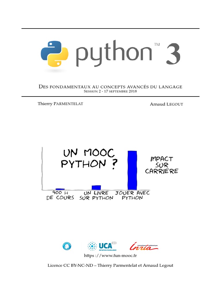 Python w1 To w9 PDF | PDF | Python (Langage de programmation) | Installation (Programmes ...