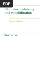 Derby Shoulder Instability Rehabilitation Programme v2.0 | PDF ...