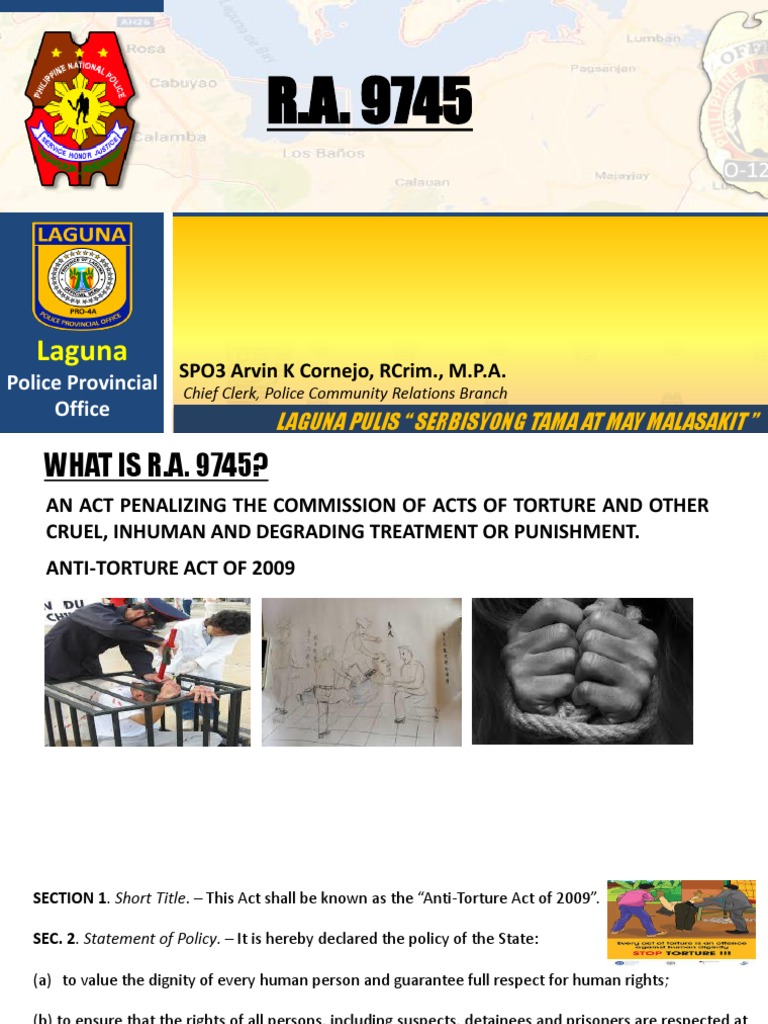 RA 9745 - Anti Torture Act | PDF | Torture | Solitary Confinement