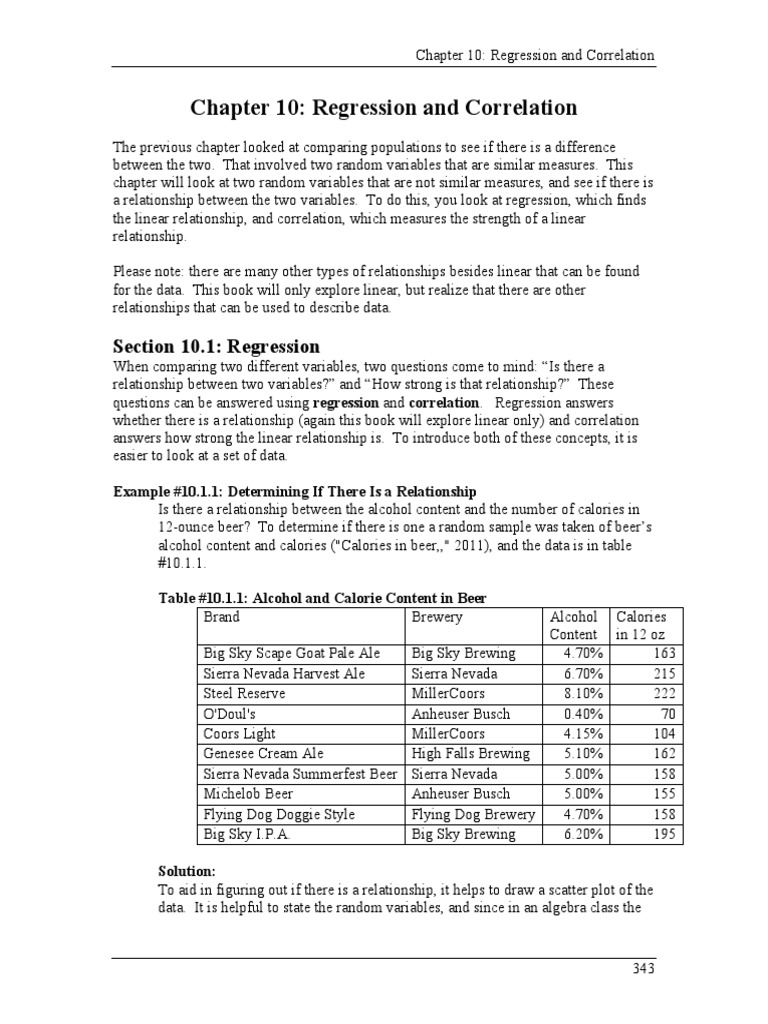 Regression | PDF | Errors And Residuals | Regression Analysis
