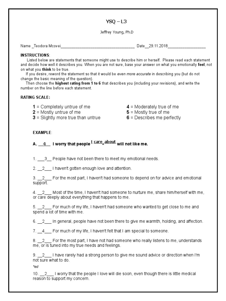 Ysq - L3: Instructions | PDF | Anger | Love