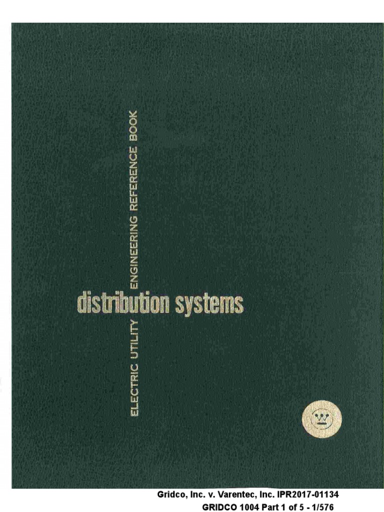 Westinghouse - Distribution Systems - Green Book - Part 1 of 5 | PDF