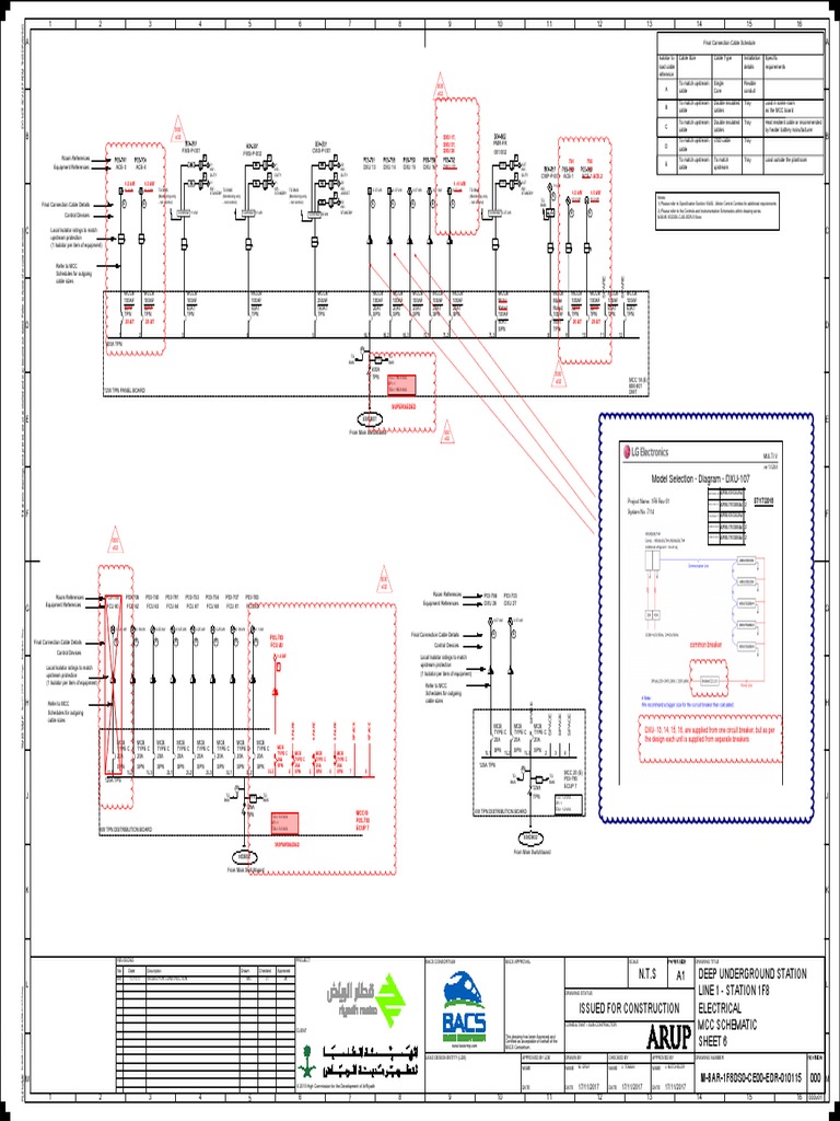 Electrical MCC Schematic Overview | PDF | Electric Power | Components