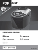 Toastmaster Bread Box Manual & Recipes | PDF | Breads | Dough
