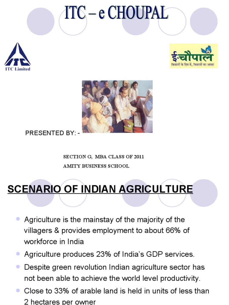 E-Choupal: Transforming Indian Agriculture | PDF | Economies | Business