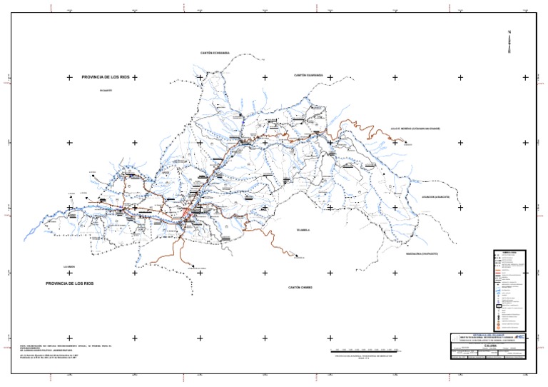 Mapa y Datos de Caluma, Ecuador | PDF