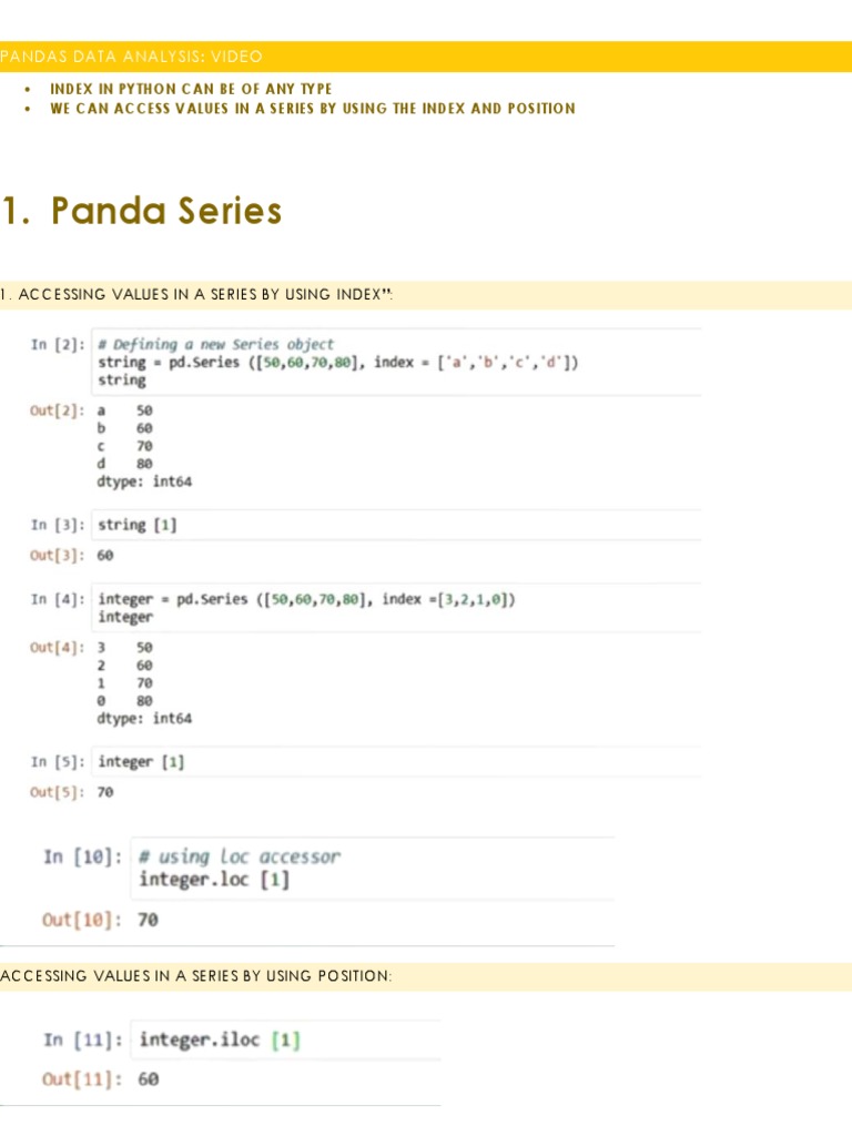 Pandas Data Analysis Handbook Pdf Database Index Data Management