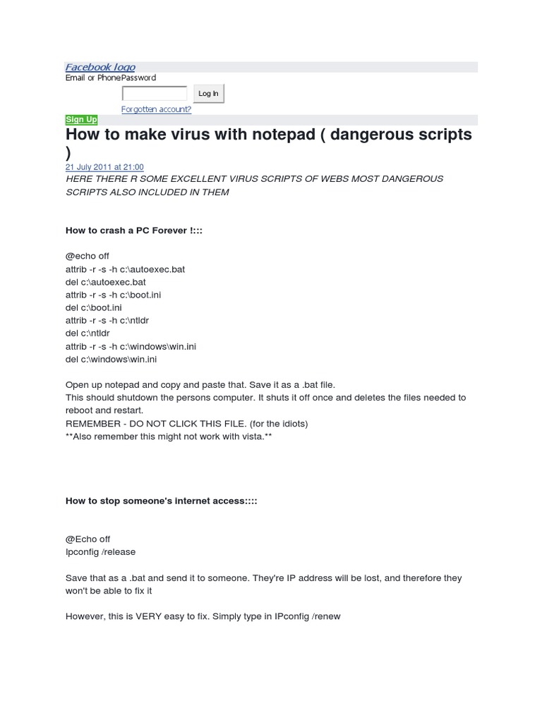 Creating A Batch File | PDF | Microsoft Windows | Icon (Computing)