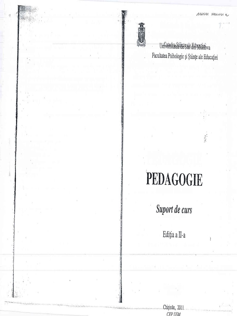 Pedagogie Pdf