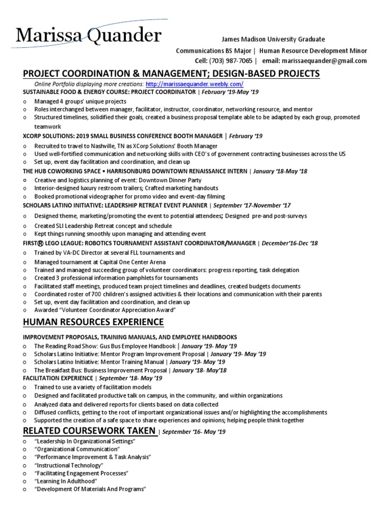 MQ Official Resume | PDF | Mentorship | Business