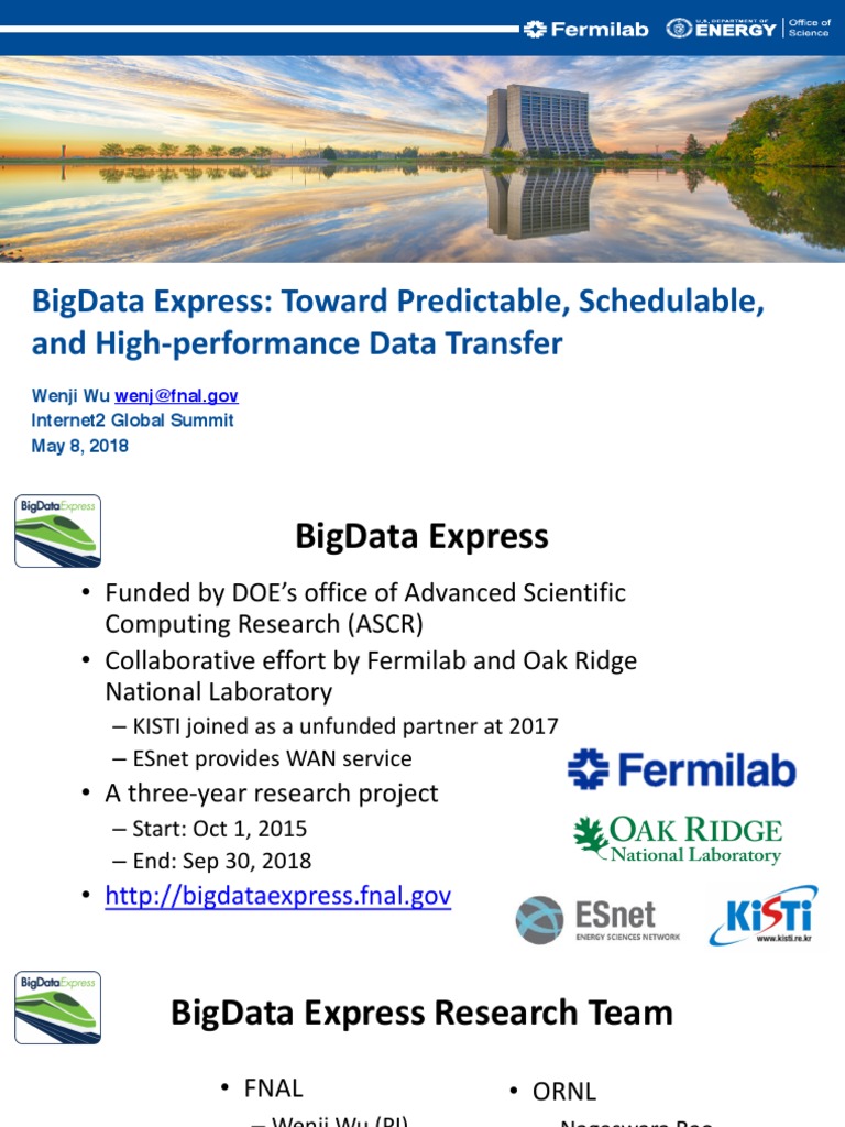 Bigdata Express: Toward Predictable, Schedulable, and High-Performance ...