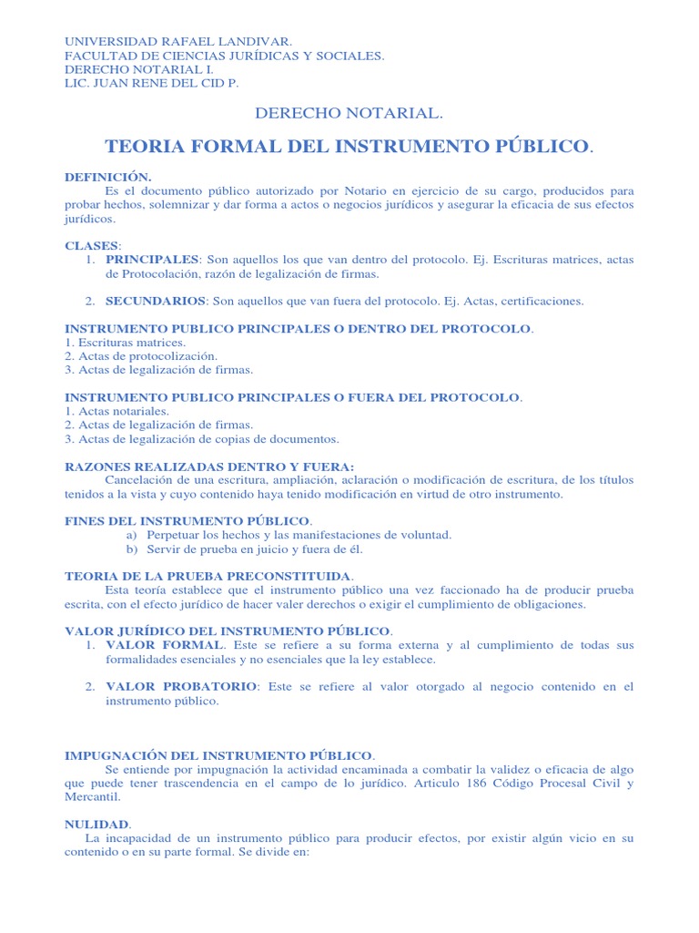 Teoría y Clases de Instrumentos Públicos | PDF | Gobierno | Justicia