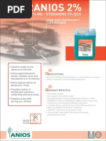 Opaster Anios Fiche Technique 00000 en | PDF | Disinfectant | Medical ...