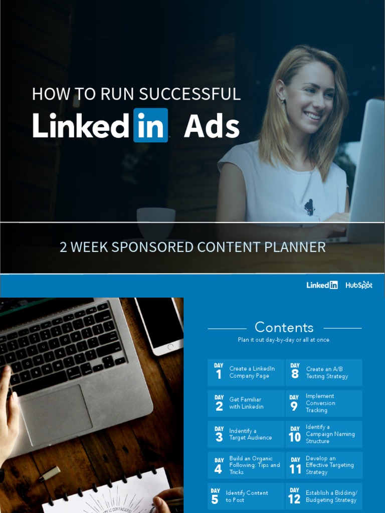 LinkedIn Ads: 2-Week Content Planner | PDF | Linked In | Advertising
