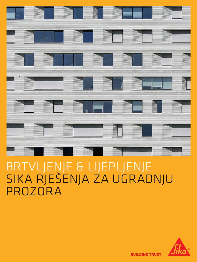 Sika Rjesenja Za Ugradnju Prozora | PDF