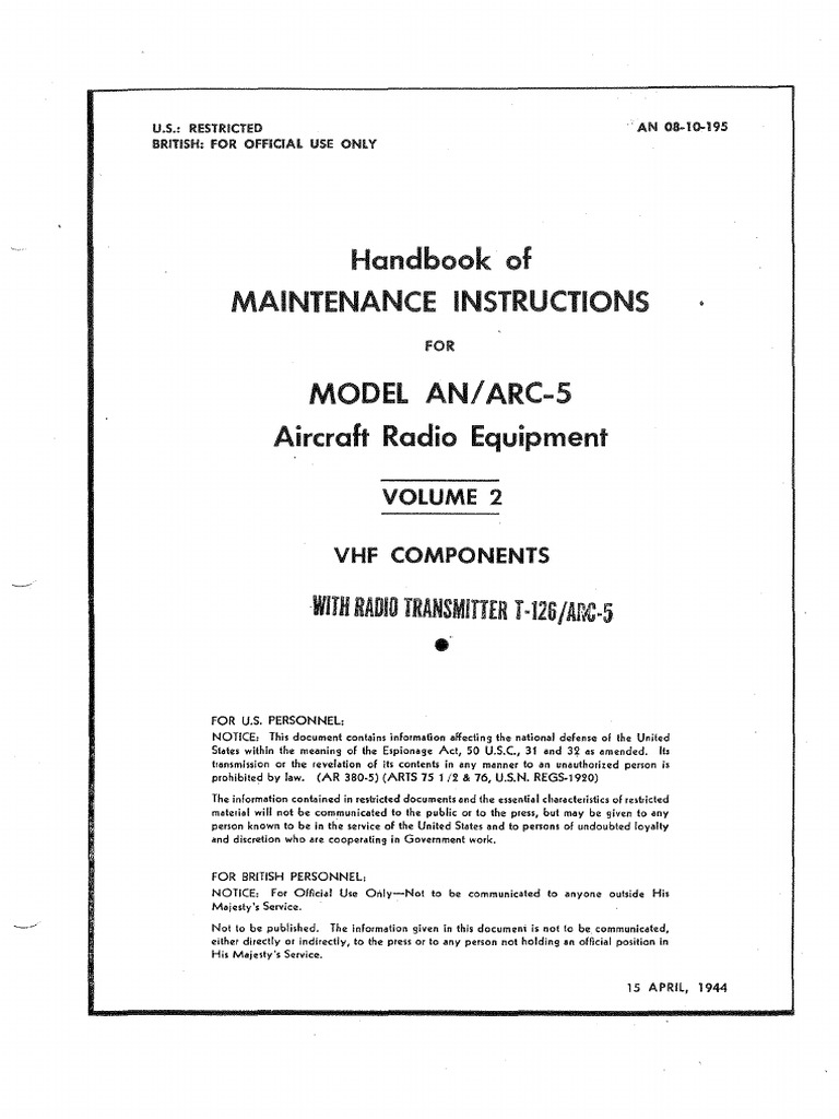 Aircraft Radio Maintenance Guide | PDF | Radio | Wireless