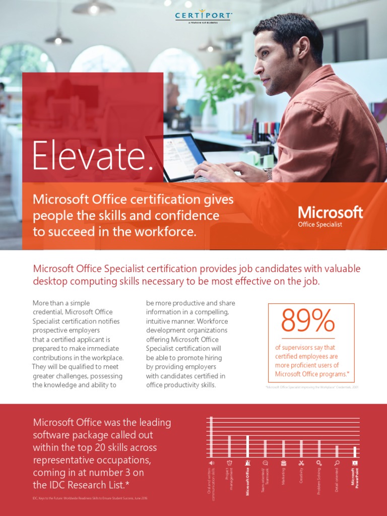Elevate.: Microsoft Office Certification Gives People The Skills and ...