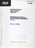 Griffiths. - Electrodynamics 3ed. - Solutions Manual | PDF