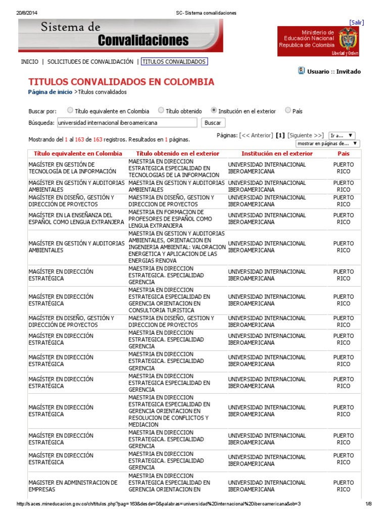 Convalidación de Títulos en Colombia | PDF | Maestría | Innovación