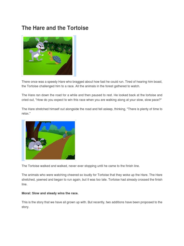 The Hare and The Tortoise | PDF