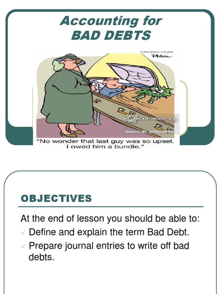 Adjusting For Bad Debts | PDF | Bad Debt | Write Off