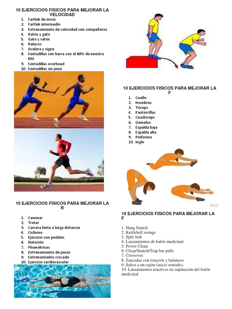 10 Ejercicios Fisicos para Mejorar La V | PDF | Ritmo | Naturaleza