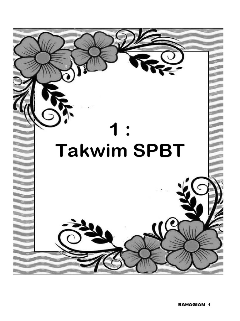 Divider SPBT Bahagian 1 | PDF