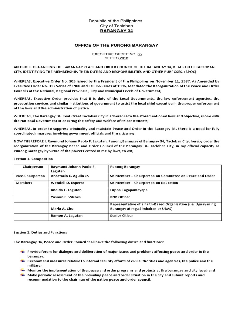 Bpoc Eo #5 | PDF | Social Institutions | Social Science