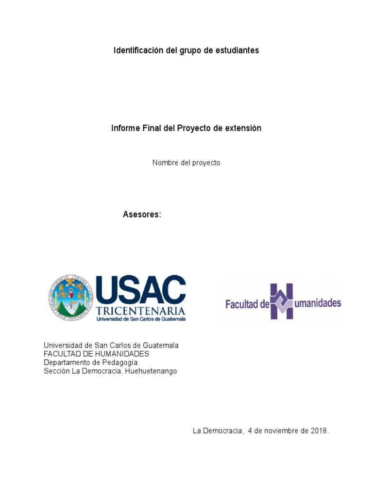 Caratula Proyecto | PDF