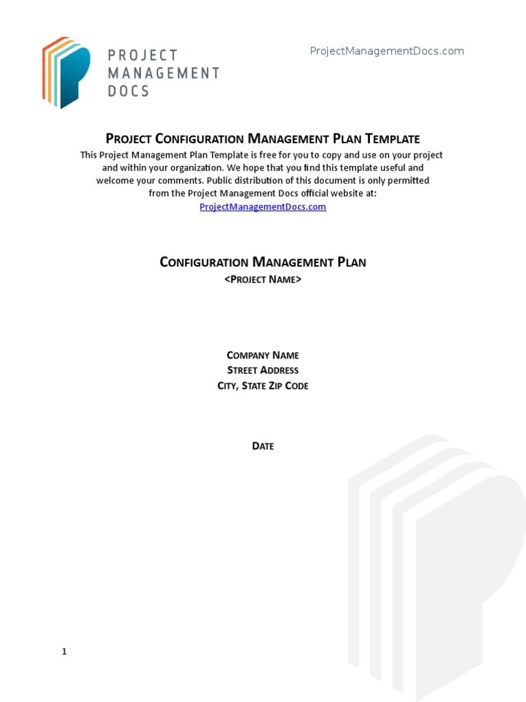 Configuration Management Plan | PDF | Audit | Information Technology Management