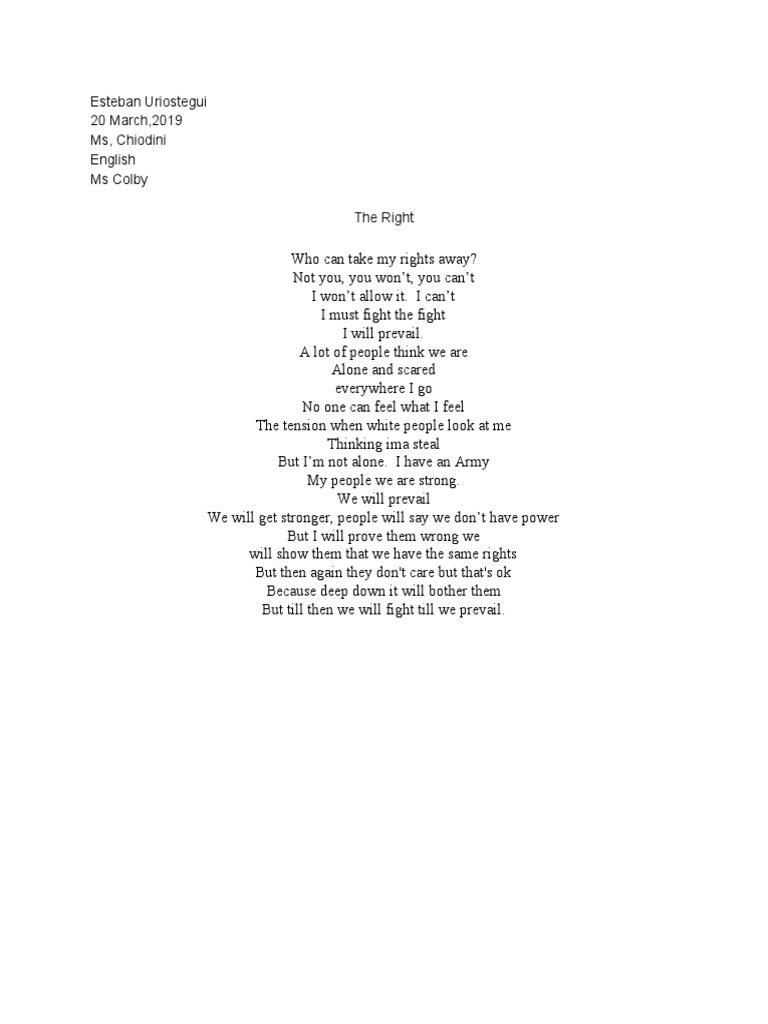 Poem | PDF