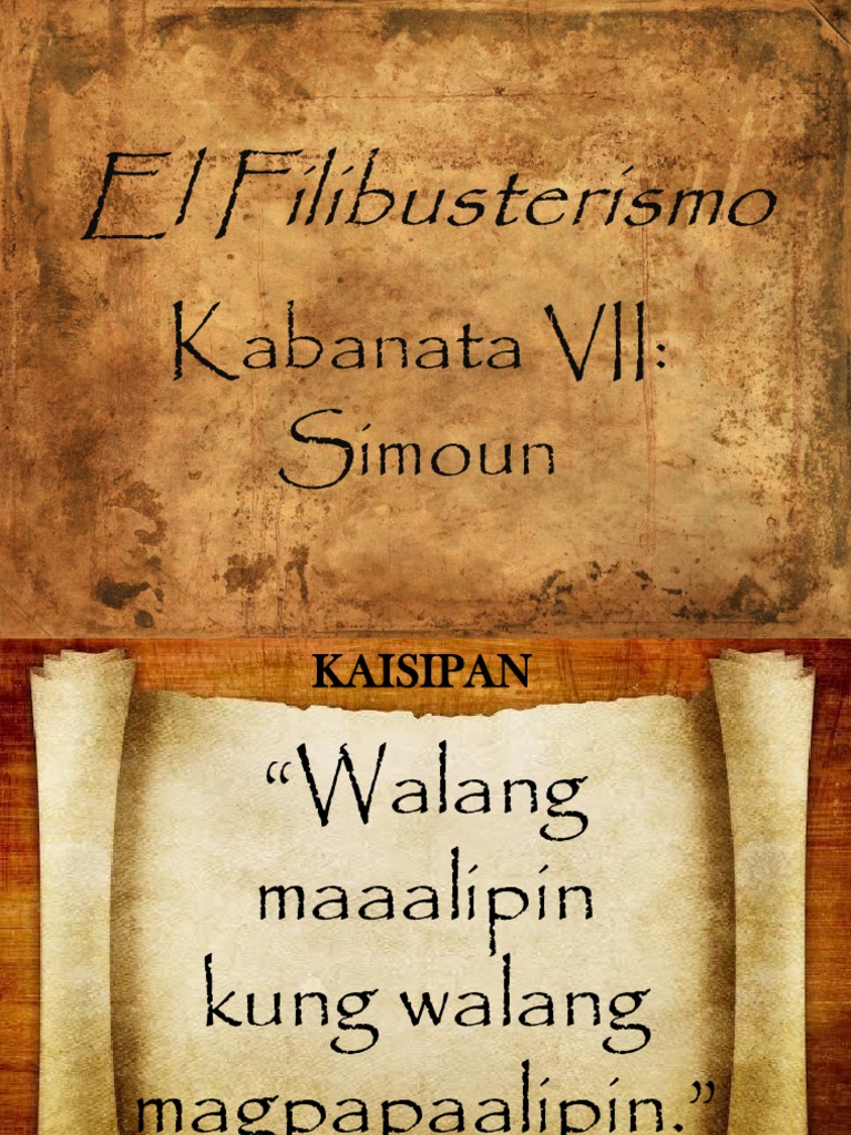 Kabanata 7 El Filibusterismo Noli Me Tangere Comics Ebook By Jose