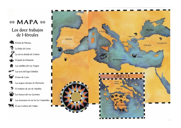 Mapa de Los 12 Trabajos de Hércules | PDF