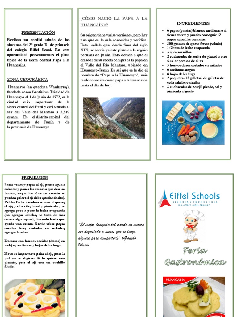 Mathias Triptico | PDF | Patata | Ají picante