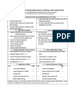 GMFM Score Sheet for Children | PDF | Musculoskeletal System