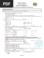 Gen Math Midterm EXAM | PDF