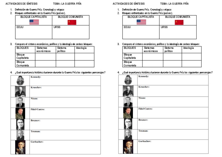 La Guerra Fria | PDF | Política
