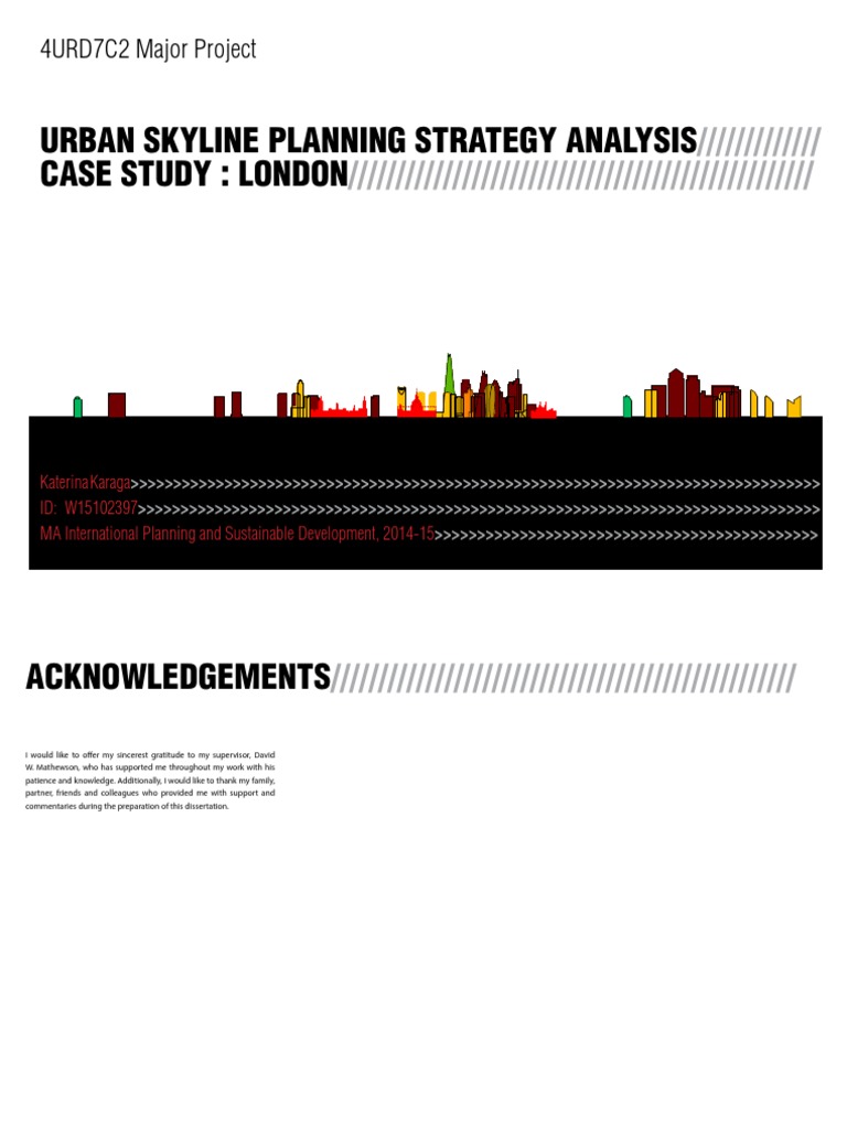 Urban Skyline Planning Strategy Analysis | PDF | Urban Planning | Case Study