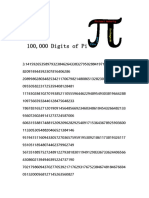 1 Million Digits of Pi | PDF