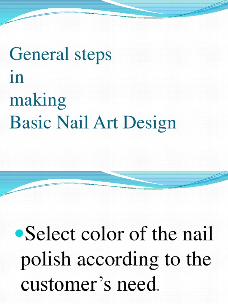 Basic Nail Art Design Techniques | PDF | Nail (Anatomy) | Foot