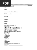 DIN EN 10025-1: Hot Rolled Products of Structural Steels | PDF | Reference