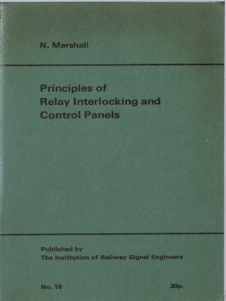 Institution of Railway Signal Engineers (IRSE), Green Book No.18 ...