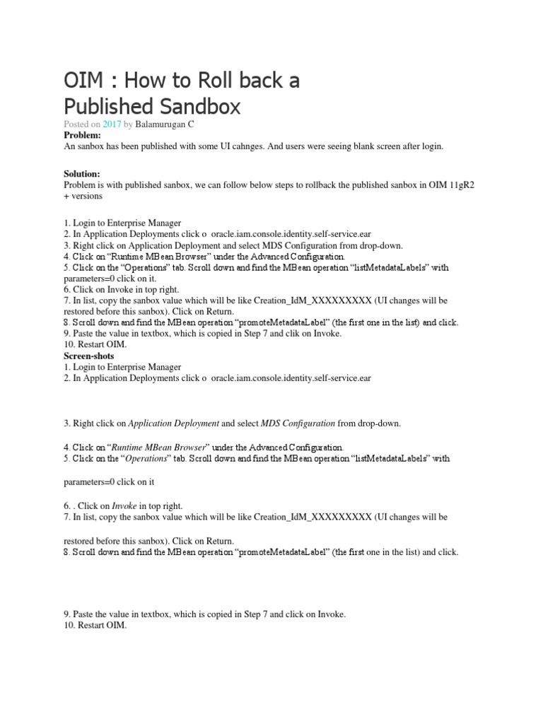 Rollbacks An Box Error | PDF | Computers