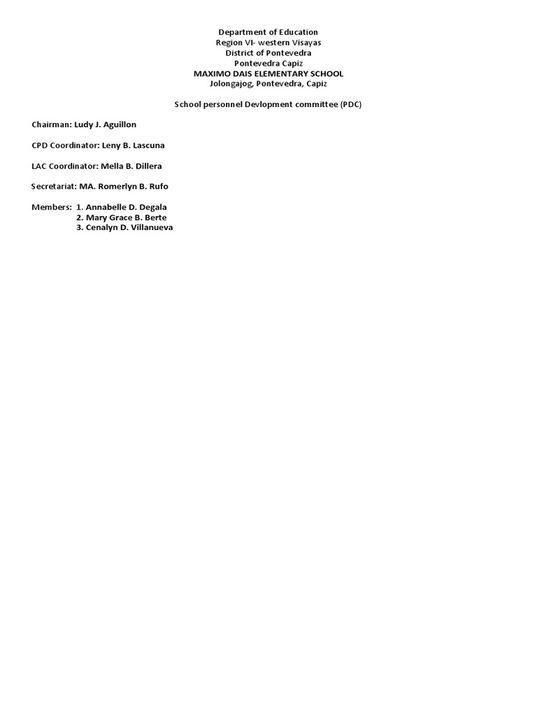 Mdes PDC | PDF