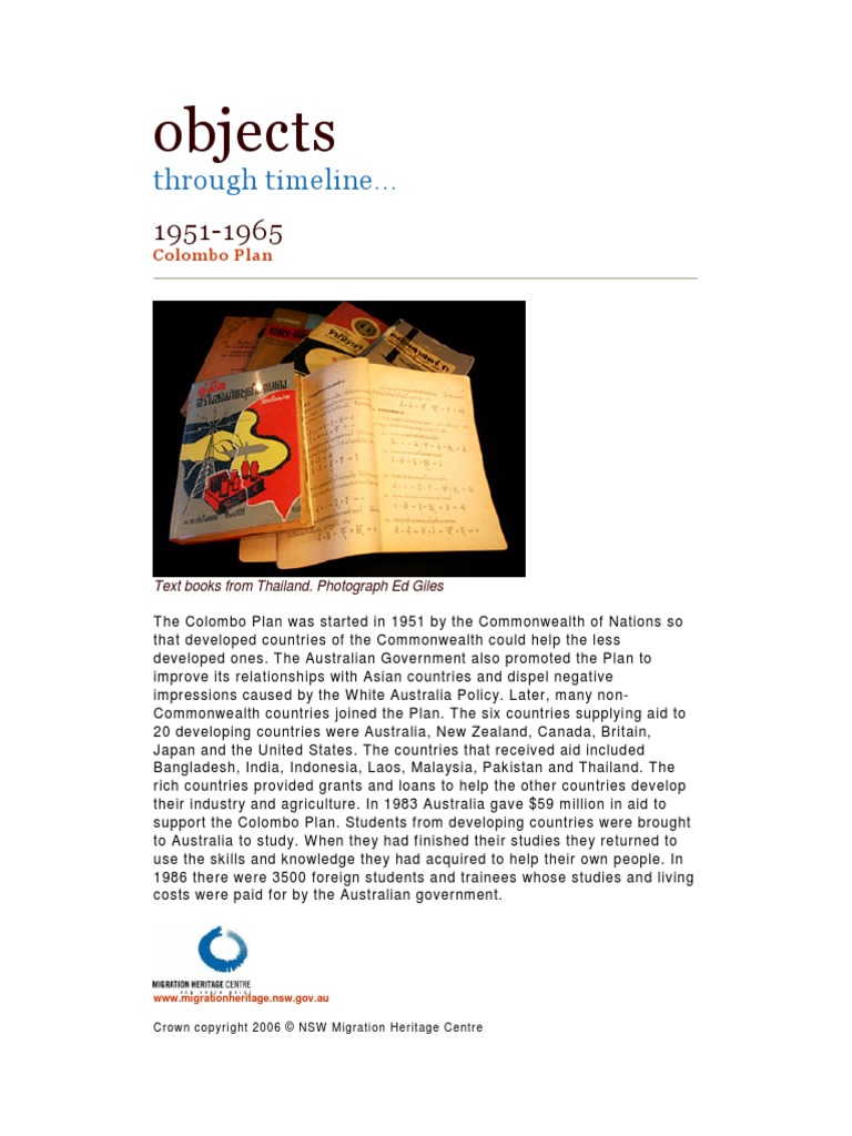 Objects: Through Timeline.. | PDF | Travel