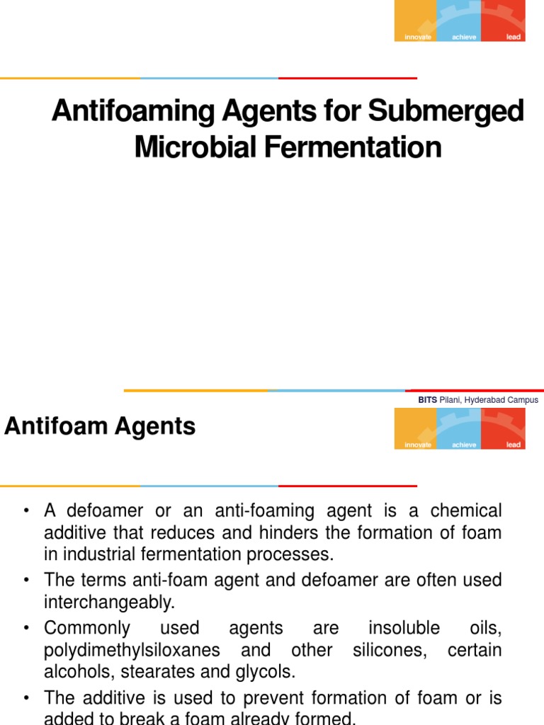 AntiFoam Agents Final | PDF | Chemical Engineering | Chemical Process ...