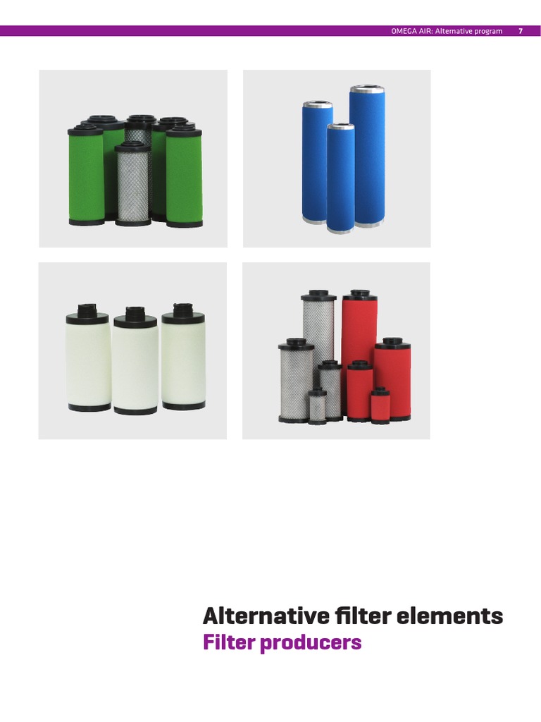 OMEGA AIR-Alternative Filter Elements - Filter Producers | PDF | Fibers ...